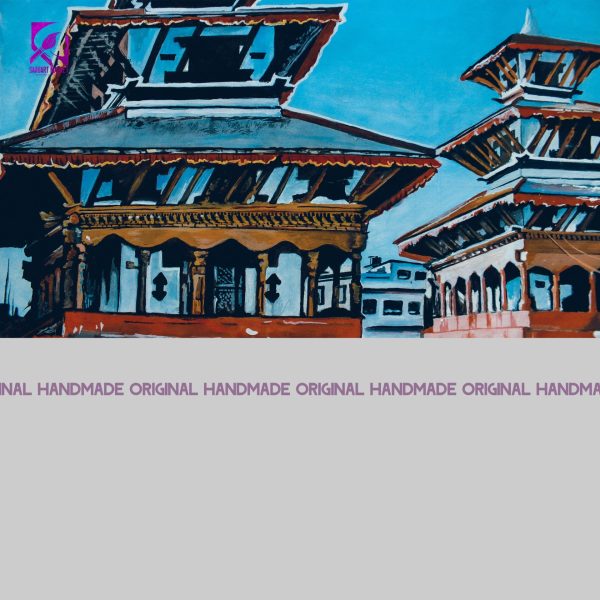 HERITAGE & STRUCTURE | BASANTAPUR DURBAR SQUARE TEMPLE | FABRIC POSTER ...