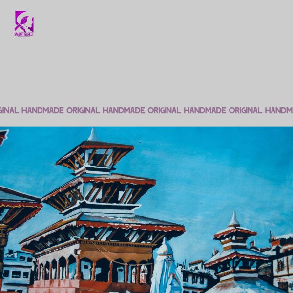 HERITAGE & STRUCTURE | BASANTAPUR DURBAR SQUARE TEMPLE | FABRIC POSTER ...